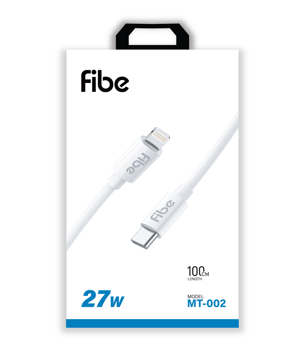 Fibe 27W USB-C to Lightning Cable – Phone Finity