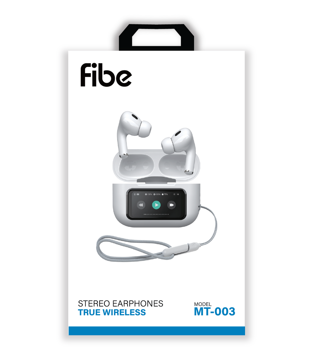 Fibe LCD Screen Active Noise Cancellation Wireless Earphones – Phone Finity