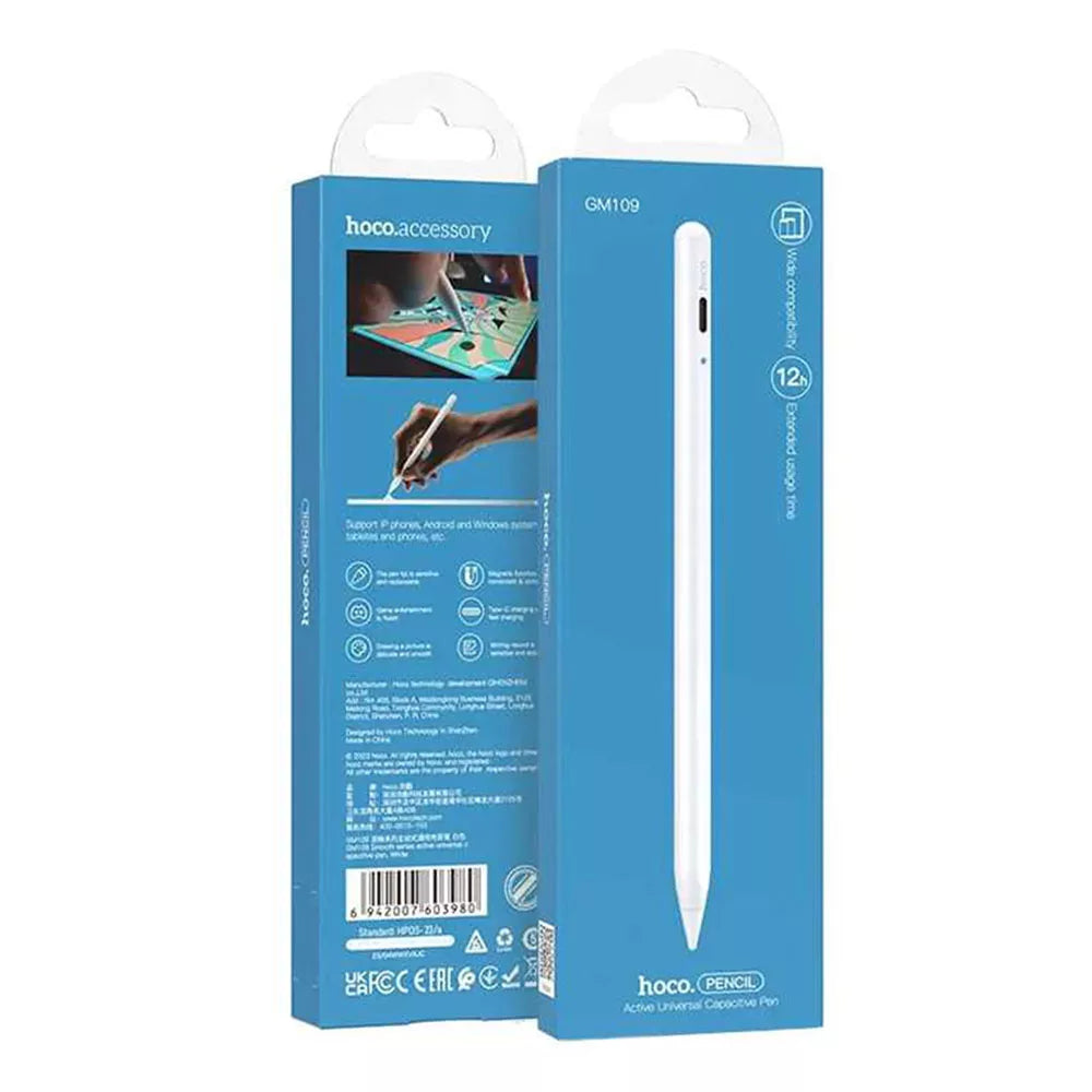 Hoco Active Universal Capacitive Smooth Pen Pencil For iPad – Phone Finity