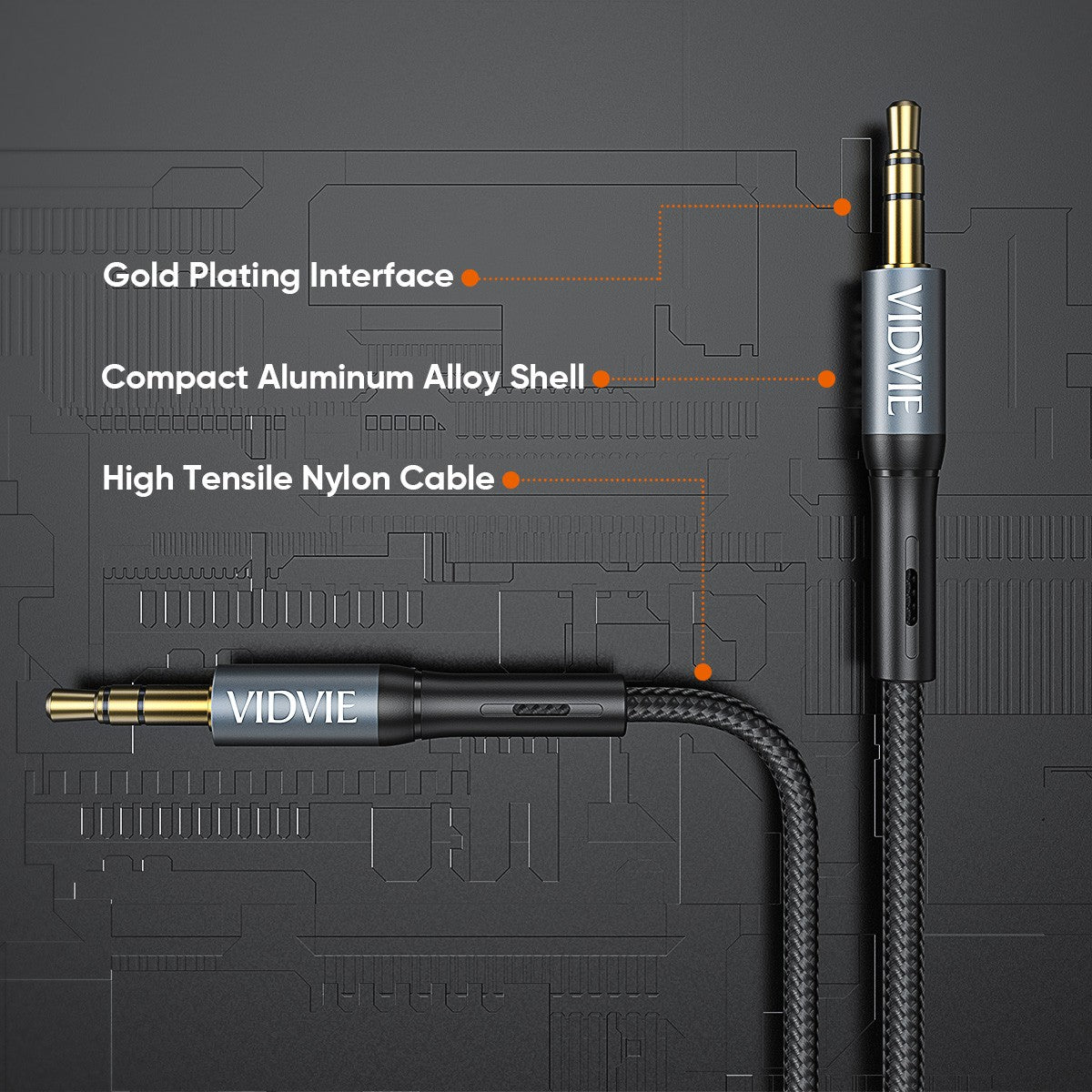 Vidvie 3.5mm Audio Aux Cable 1.8M – Phone Finity